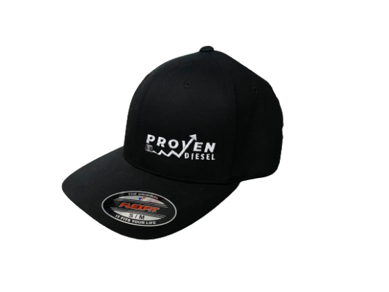 Black Flex Fit Hat - Proven Diesel