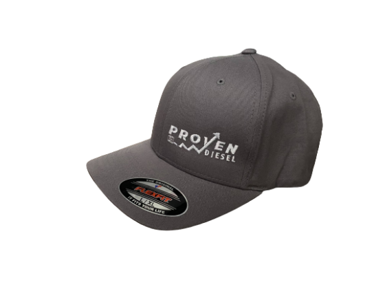 Gray Flex Fit Hat - Proven Diesel